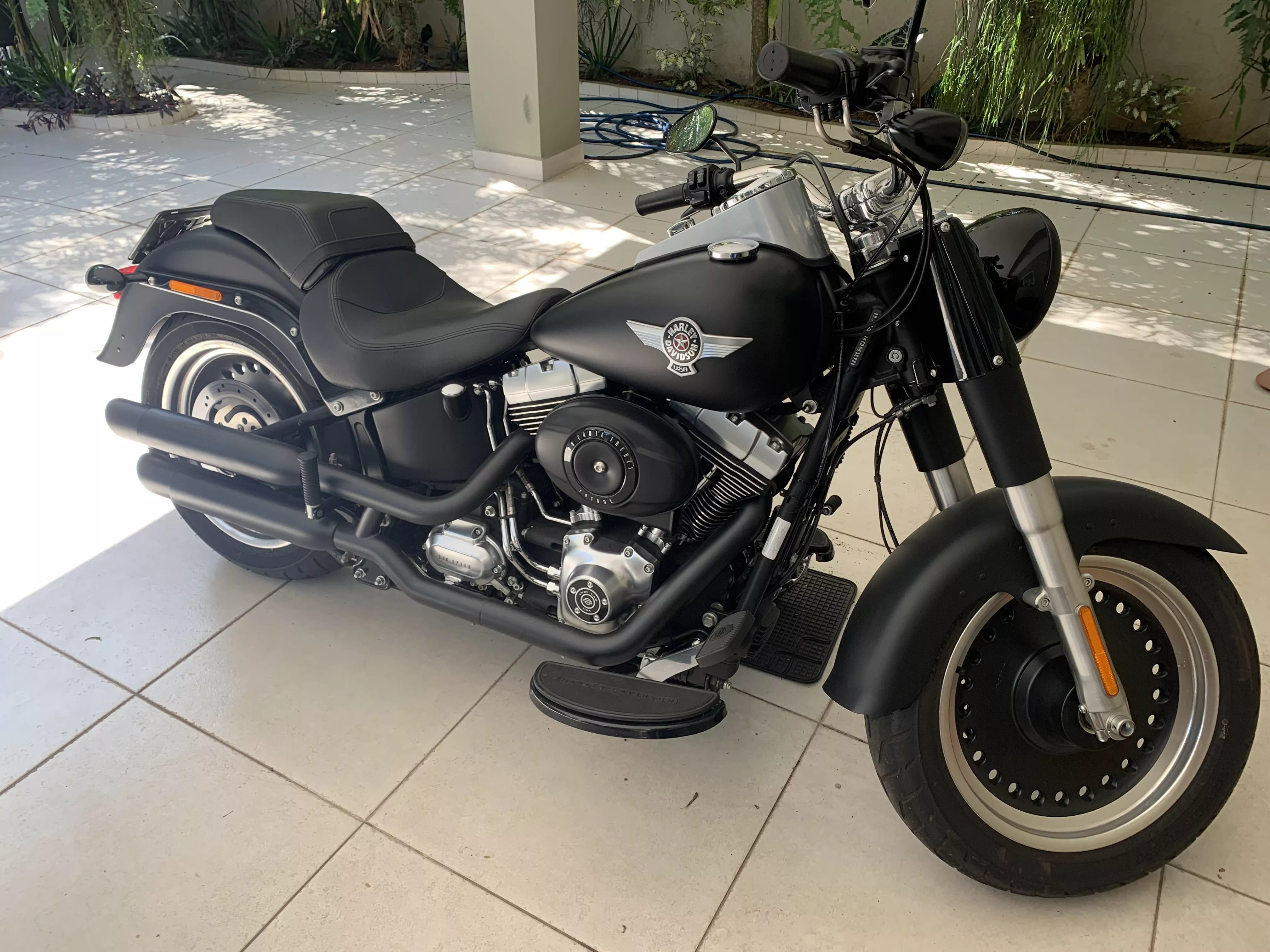 Moto Harley-Davidson Fat Boy SPECIAL BLACK SOFTAIL - 2014 - 695640 ...