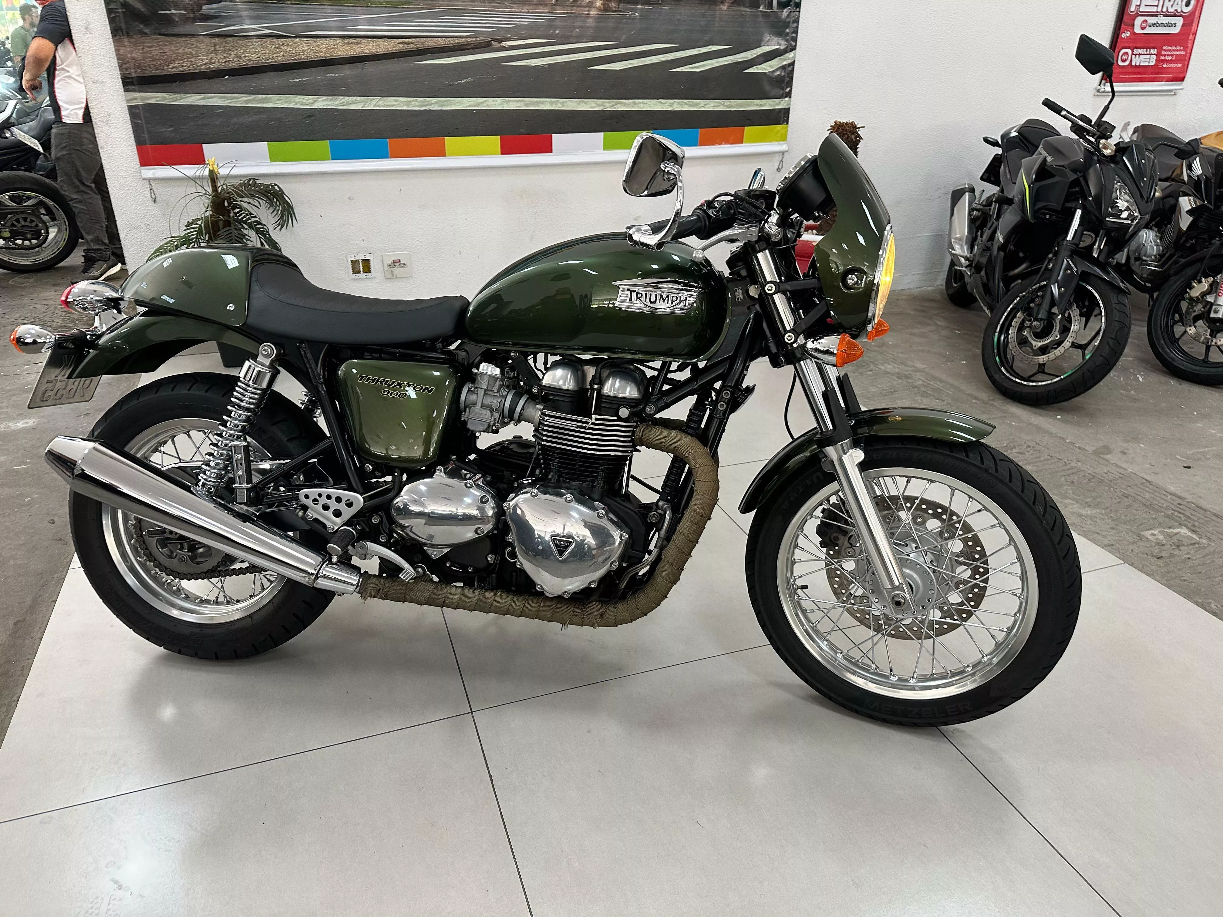 Moto Triumph Thruxton 900 - 2015 - 747439 - Rio Claro SP | Moto.com.br