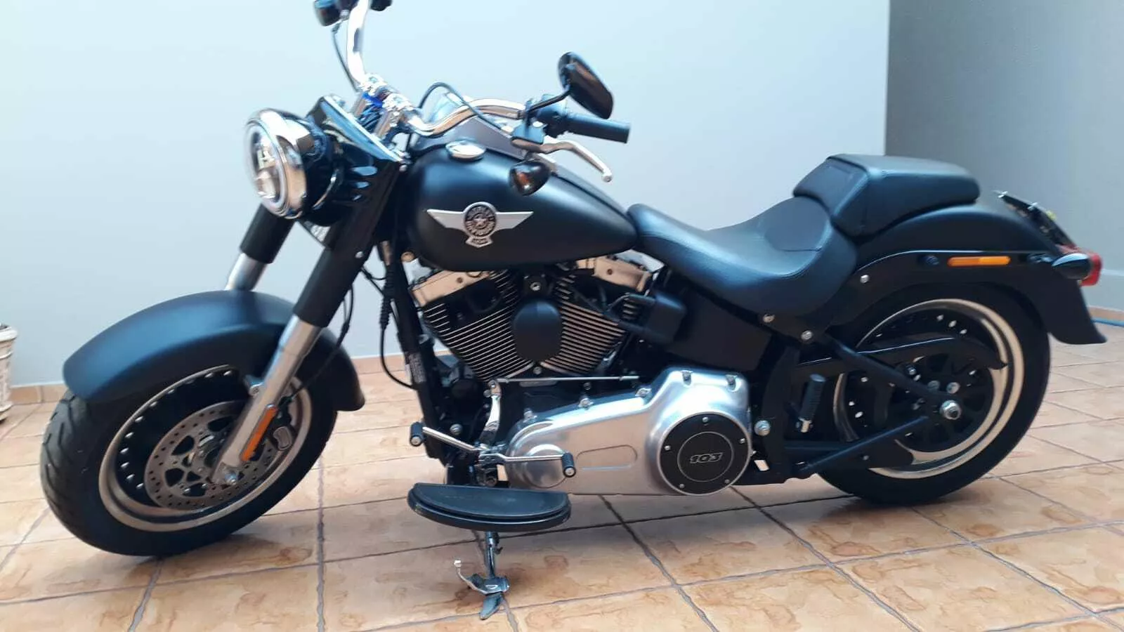 Moto Harley-Davidson Fat Boy SPECIAL BLACK SOFTAIL - 2016 - 800691 ...